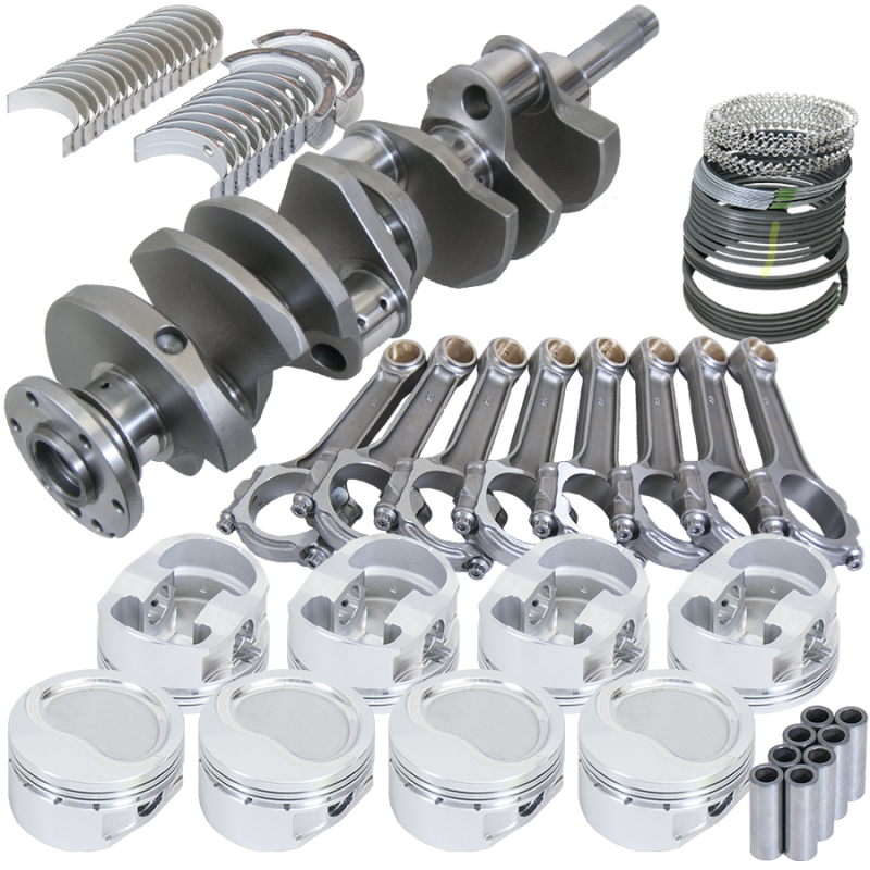 Eagle Ford FE 4.250in Crank 6.700in I-Beam Rods -17cc Inv Dome 4.280in