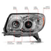ANZO 2006-2009 Toyota 4Runner Projector Headlights w/ Halo Chrome ...