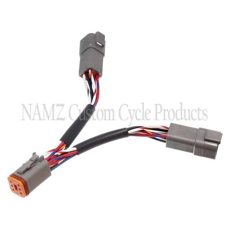 NAMZ 11-20 V-Twin Softail Plug-N-Play Power Port Y-Adapter (For CAN/Bu