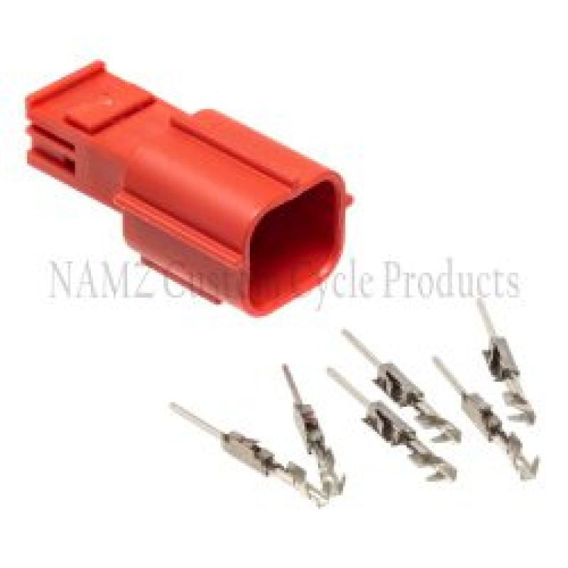 NAMZ 21-23 HD Mating 6-Position Male Red Connector & Terminal Kit for