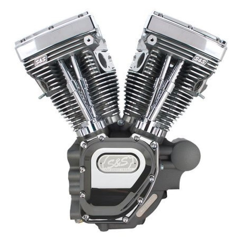 S&S Cycle 07-16 Touring Models T124LC Stone Gray Engine w/ 585 Cams ...