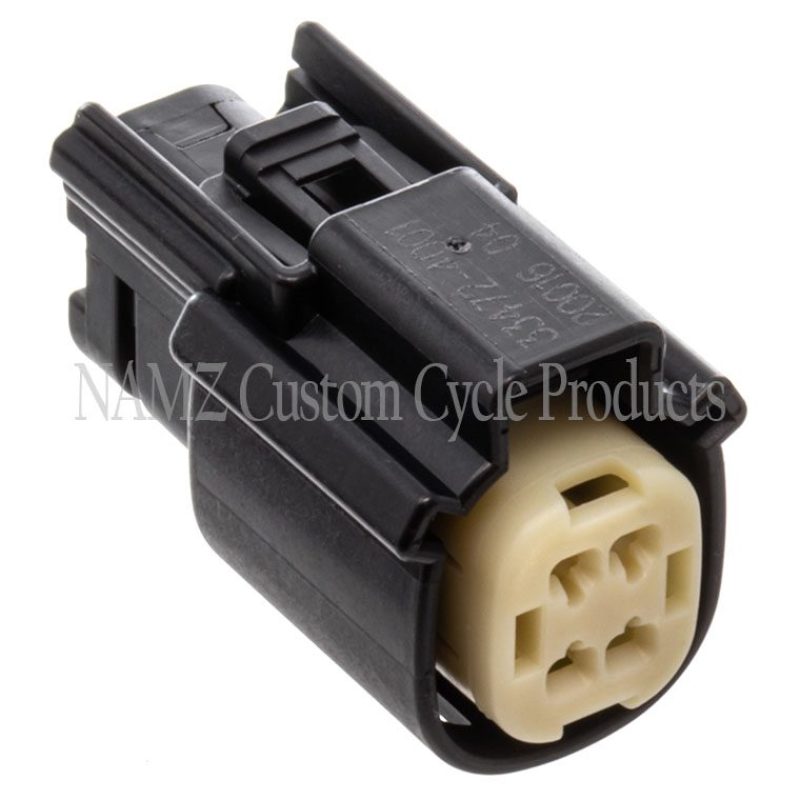 NAMZ 07-23 V-Twin Molex MX-150 4-Position Female Connector - Black (HD