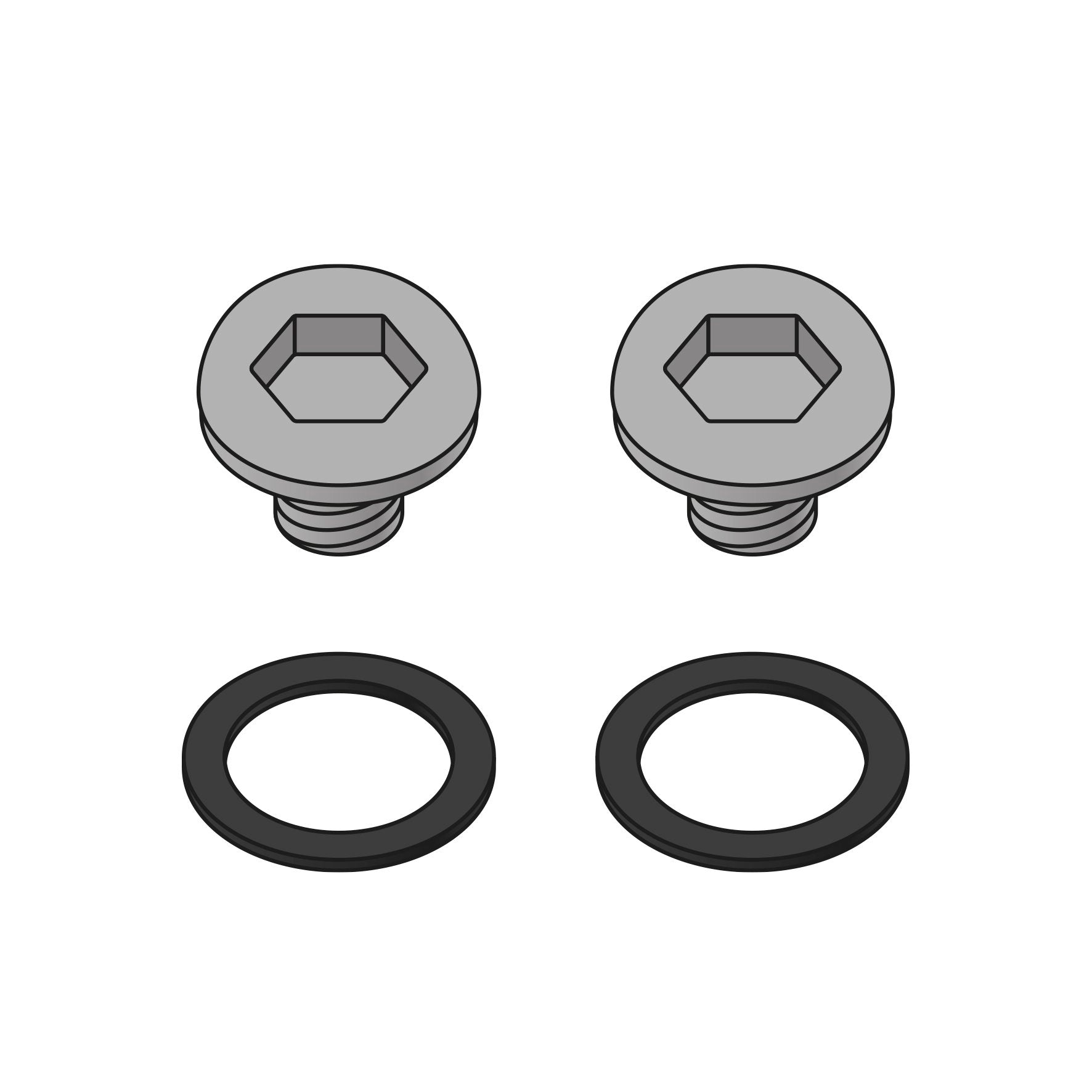 Bell Sport Mag Peak Screw Peak Kit 2040003
