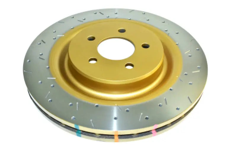 DBA 14-17 Audi RS7 Rear T3 Silver Hat Cross Drilled & Dimpled 4000 Ser