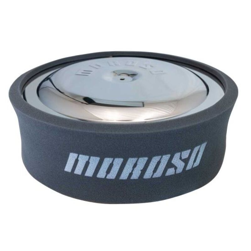 Moroso 14in x 4in Foam Air Cleaner w/Filter Shield - eliteracefab.com
