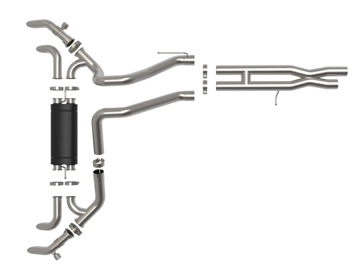 aFe 21-22 Jeep Wrangler JL Vulcan Series Stainless Steel Cat-Back