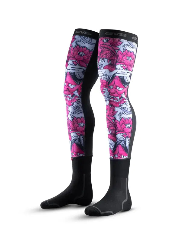 EVS Base Layer Fusion Sock Hannya Pink - Large/XL - eliteracefab.com