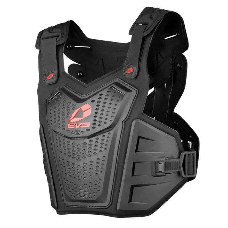 EVS F1 Roost Deflector Black/Red - Small/Medium - eliteracefab.com