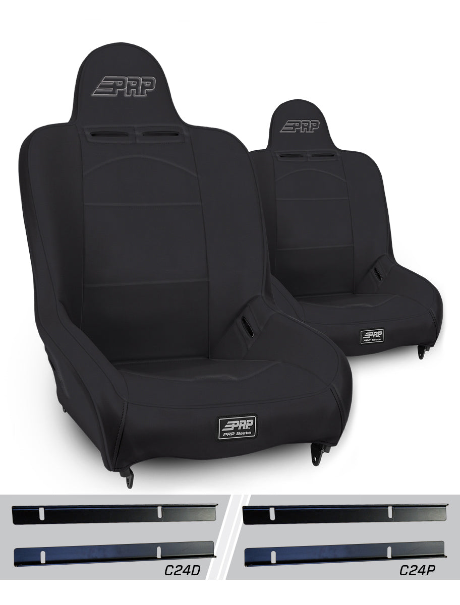 Premier High Back Suspension Seats Kit for 03-06 Jeep Wrangler TJ (Pai