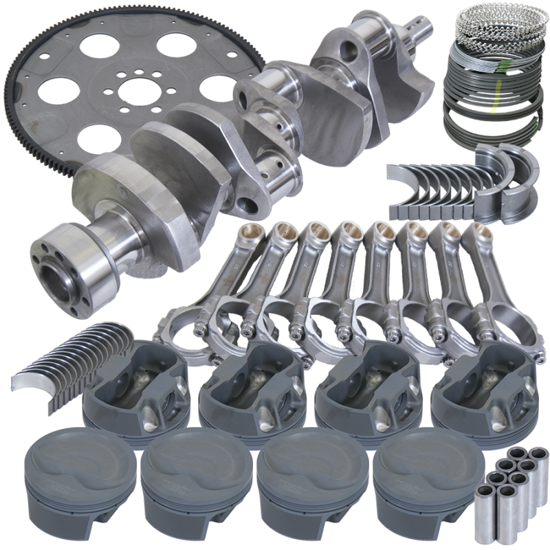 Eagle Chevy 350 1Pc 3.750in Crank 6.000in I-Beam Rod 4.030in Pistons 1