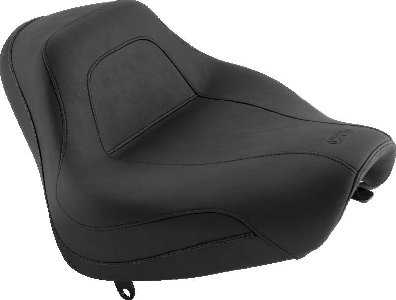 Mustang 00-07 Harley Softail Deuce Sport Touring Solo Seat - Black 752