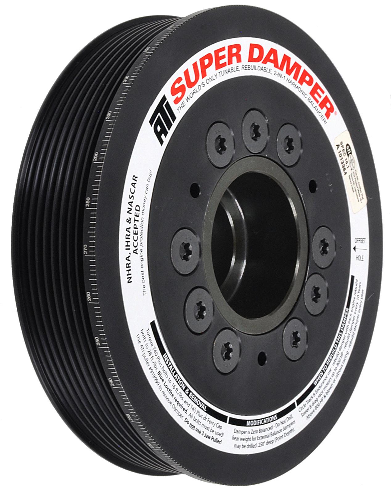 ATI Damper - 6.73in - Alum - 8 Grv - LS7 - Y Body - Gen 5 Z28 - LS3