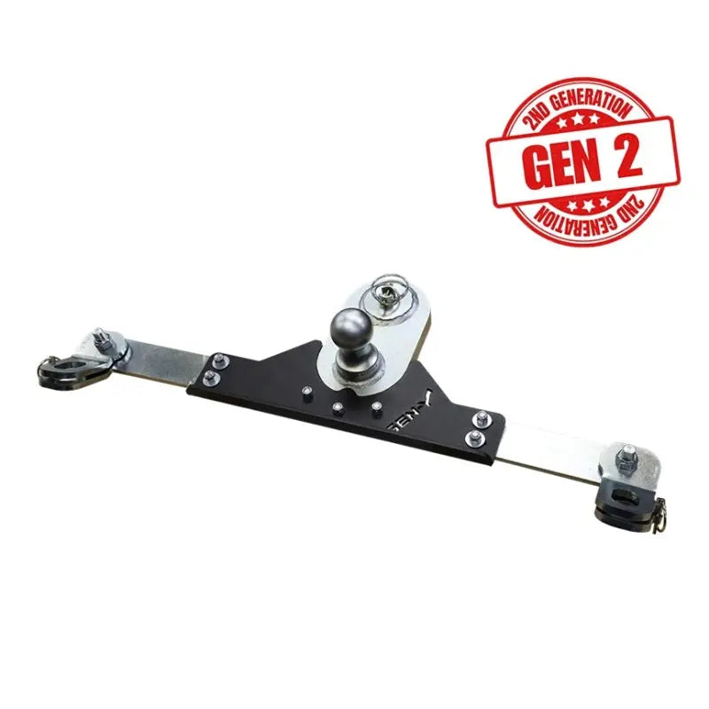 Gen-Y Dodge/RAM GoosePuck II 5in Offset Ball Puck Mount & 25K Towing