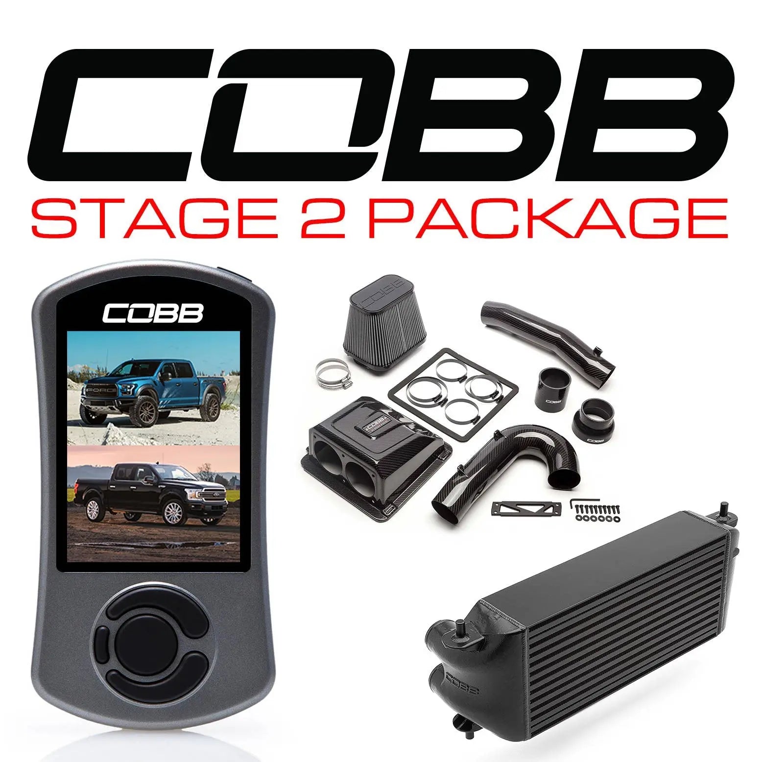COBB Ford F-150 Ecoboost Raptor/Ltd. w/TCM Stg 2 Redline CF Power Pack