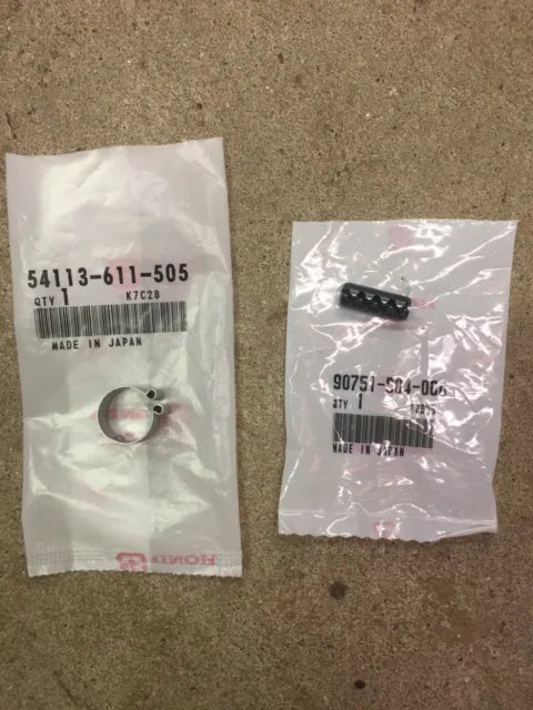 OEM Honda/Acura 5 Speed "M/T " Shift Linkage Pin & Lock Clamp Set B Se