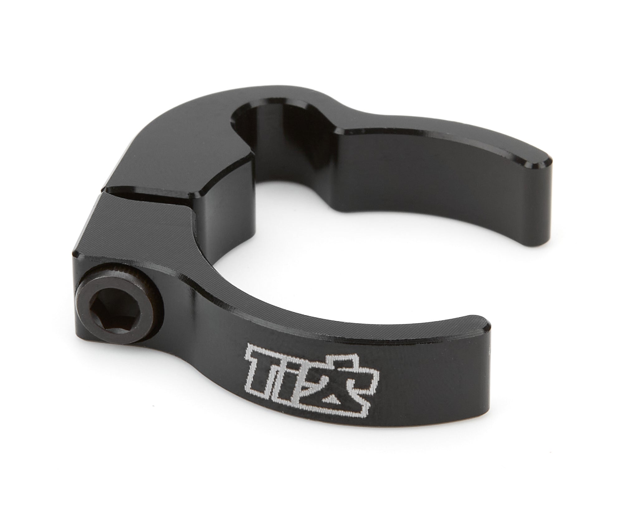 Brake Line Clamp 1.38in Aluminum Black - eliteracefab.com