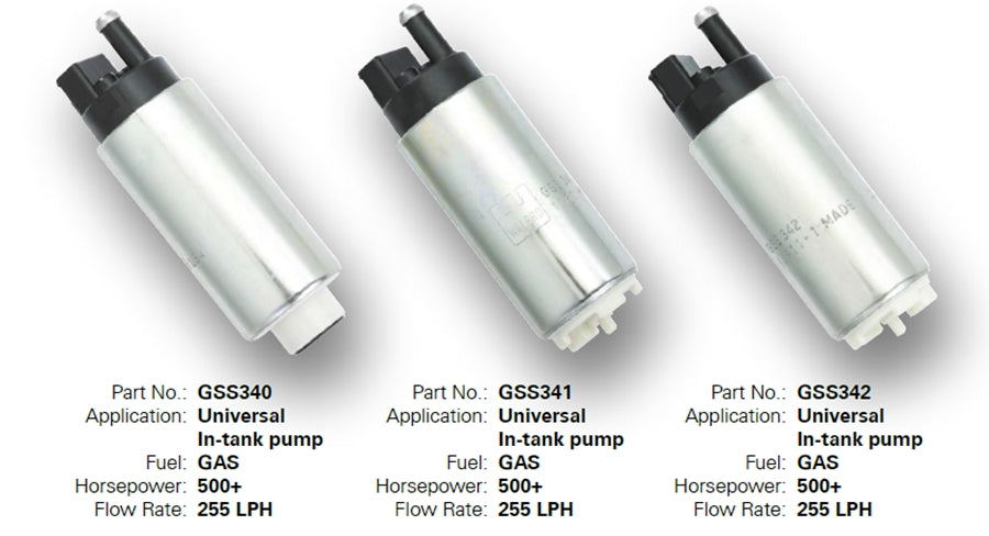 Walbro 340lph Inline Fuel Pump & Setup Kit - WALGCL627-2