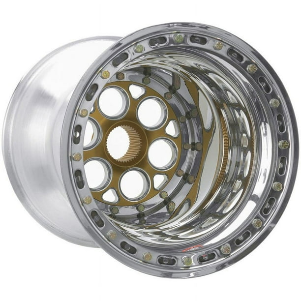 Weld Magnum Sprint 15x17 / 42-Spline / 7in. BS Gold Wheel - Outer Bead