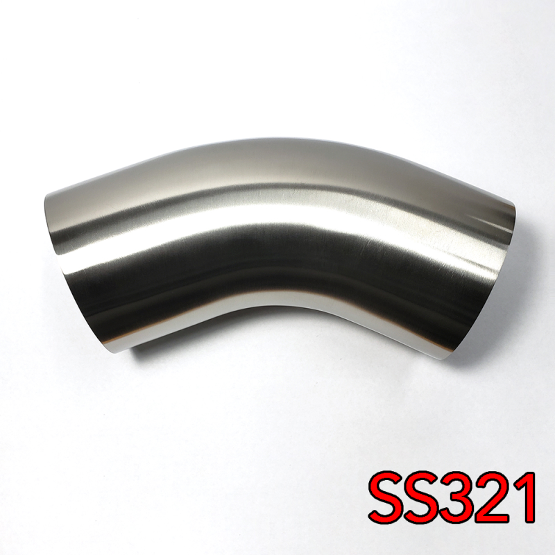 Stainless Bros 1.5in SS321 45 Deg Mandrel Bend Elbow - 1.5D Radius 16G