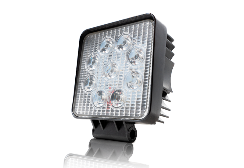 Cali Raised 27W Square Work Light - eliteracefab.com