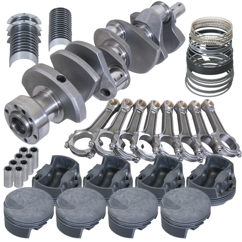 Eagle Chevy 454 1Pc 4.250in Crank 6.385in I-Beam Rod -3cc Flat Top 4.3