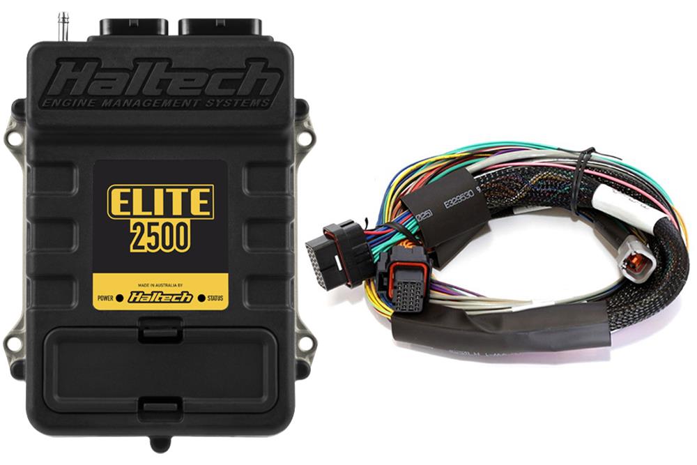 Haltech Elite 2500 ECU + Basic Wire-in Kit (1–12 Cyl / 2–4 Rotor) | HT ...