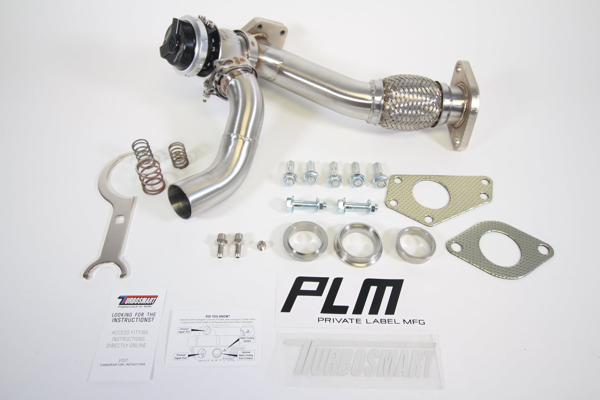 PLM Subaru EWG Up Pipe w/ Dump Tube 38mm WRX STI - PLM-SUB-UP-PIPE