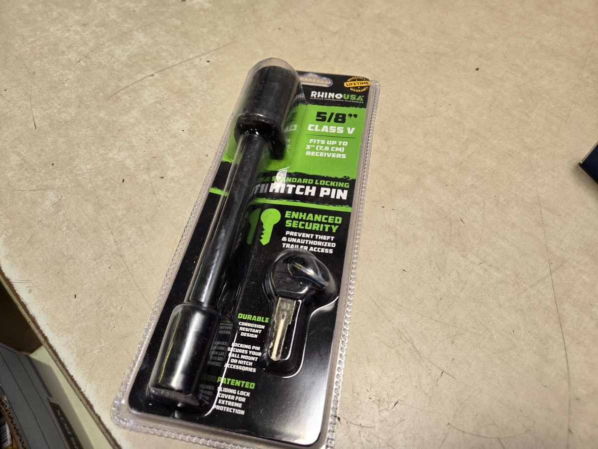 Rhino USA Locking Hitch Pin For 3In Class V Hitch