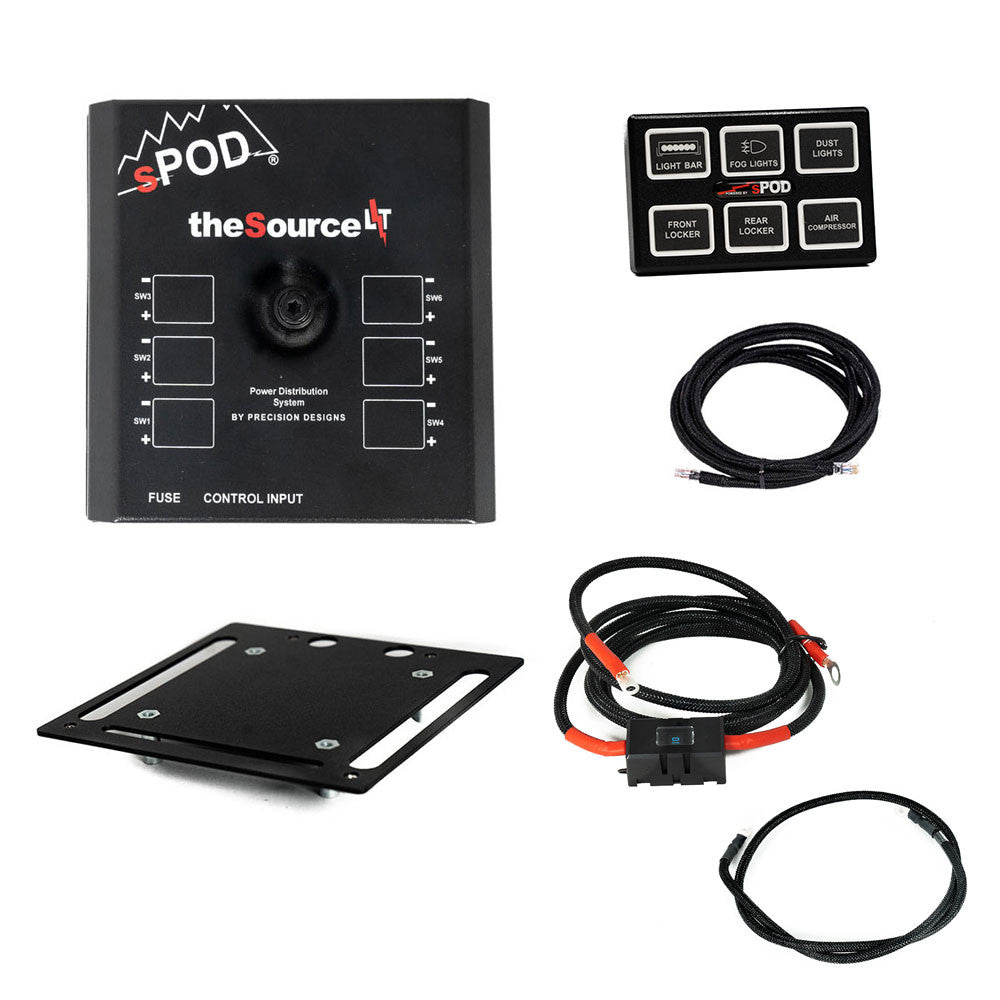 Spod SourceLT with Mini6 – Universal | 84" Battery Cable | SLM6UNI84