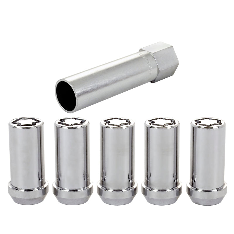 McGard Wheel Lock Nut Set - 5pk. (Tuner / Cone Seat) 1/2-20 / 13/16