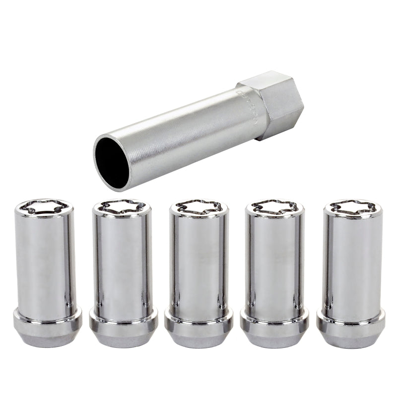 McGard Wheel Lock Nut Set - 5pk. (Tuner / Cone Seat) 1/2-20 / 13/16