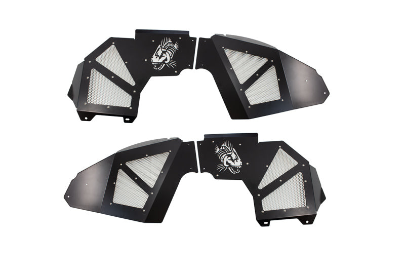 Fishbone Offroad 2018+ Jeep Wrangler JL Front Pair Aluminum - Black Po