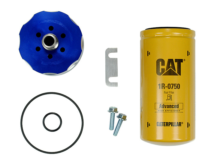 Sinister Diesel 01-15 Chevy Duramax CAT Filter Adapter | eliteracefab-com