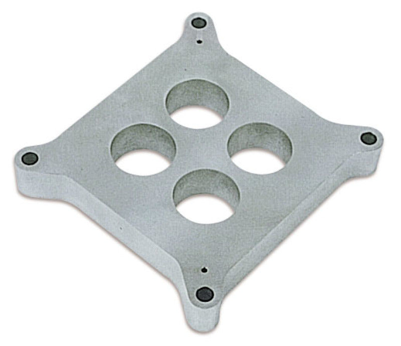 Moroso 4150/4160 Carburetor Spacer - 4 Hole Plenum - 1in - Billet Alum