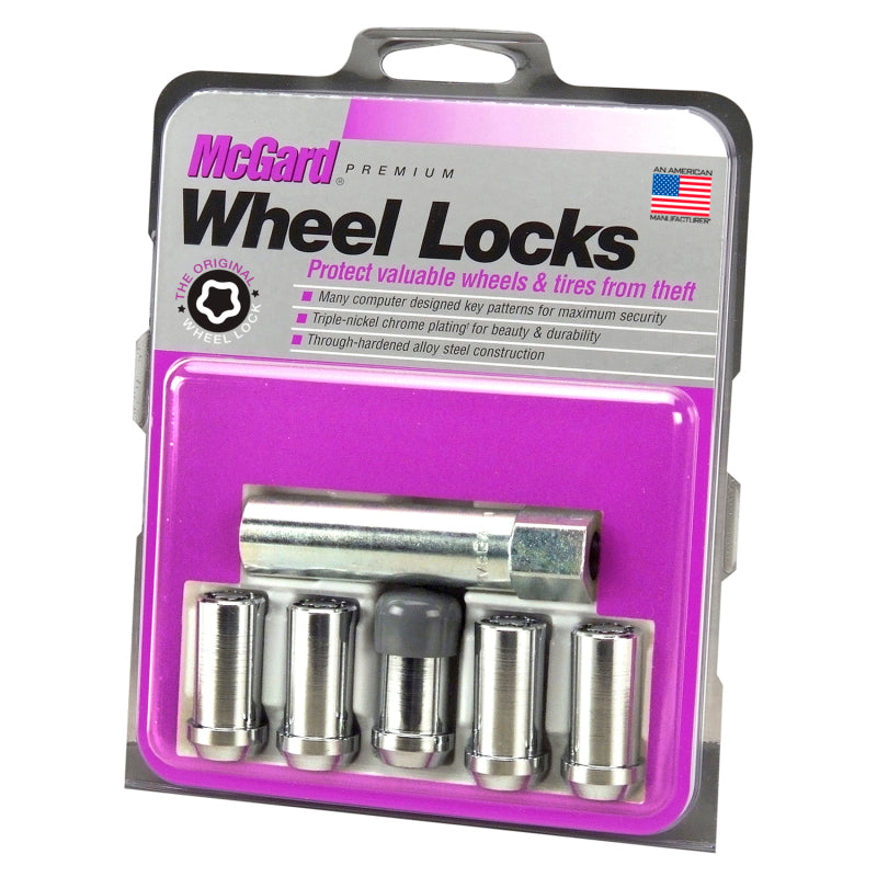 McGard Wheel Lock Nut Set - 5pk. (Tuner / Cone Seat) 1/2-20 / 13/16