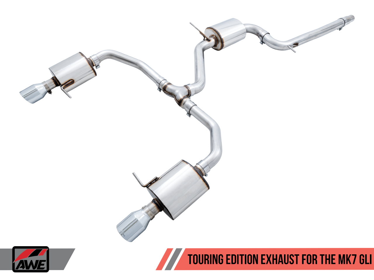 AWE Tuning 18-19 Volkswagen Jetta GLI Mk7 Touring Exhaust - Diamond ...